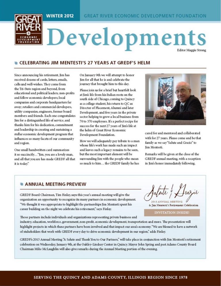 December Developments Newsletter | Great River Economic Develpment