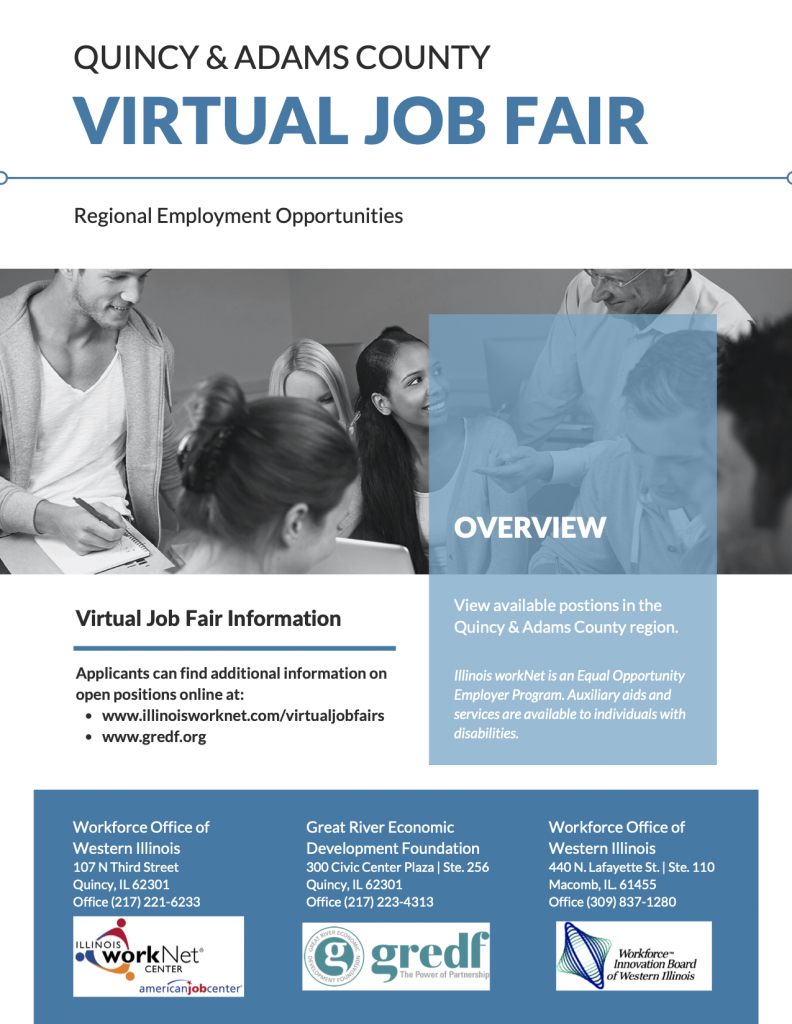 Virtual Job Fair | Job Seekers | Great River Economic Develpment